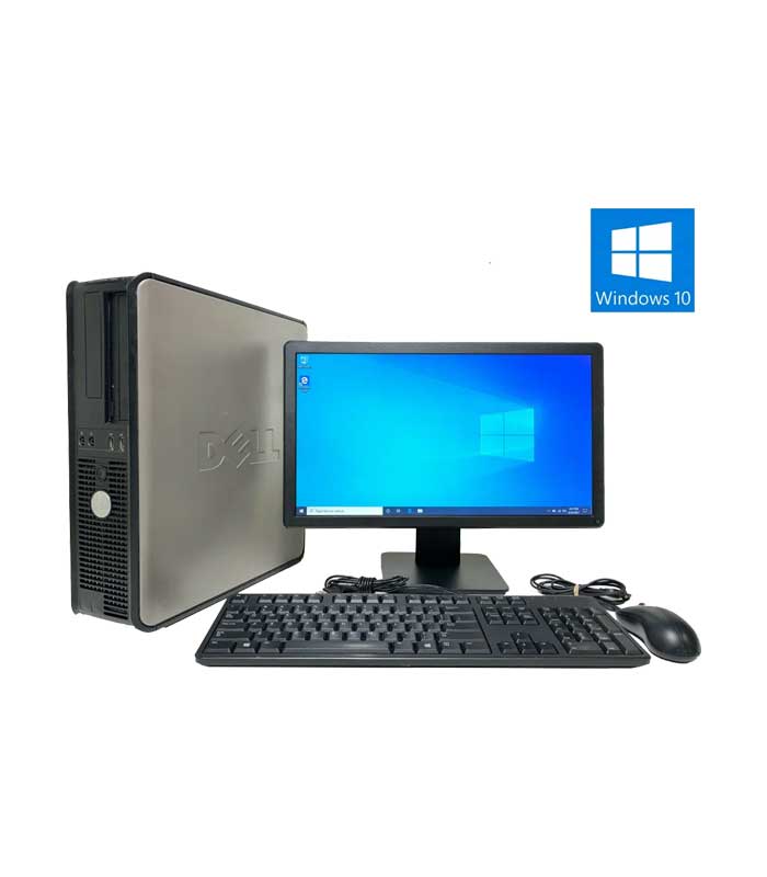 DELL Dual Core CPU 4GB 250GB Desktop Computer – WINDOWS 10 - Maakmall